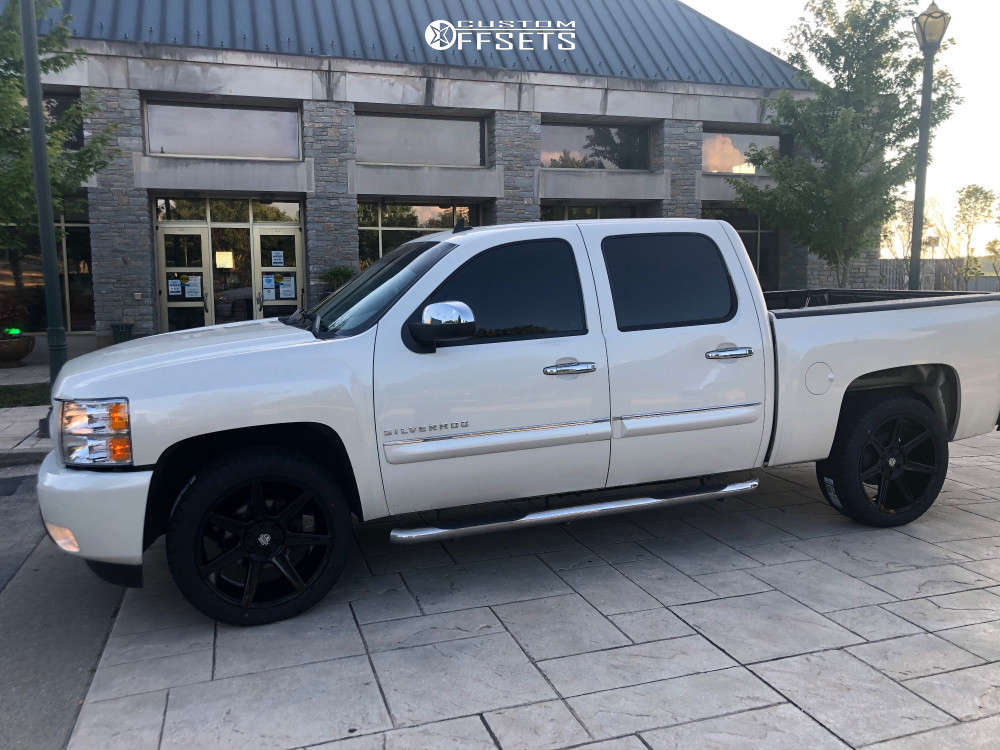 2012 Chevrolet Silverado 1500 with 22x10 30 Centerline Rev 7 and 285 ...