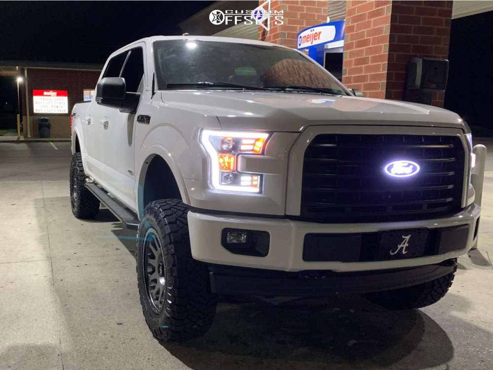 2017 Ford F-150 with 20x9 1 Fuel Vector and 35/12.5R20 Nitto Ridge ...