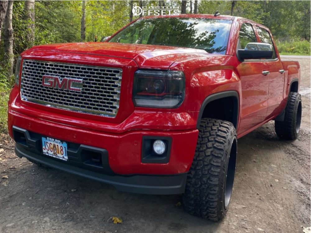 2014 GMC Sierra 1500 with 22x12 -51 Vision Rocker and 33/12.5R22 ...