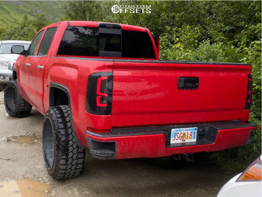 2014 GMC Sierra 1500 with 22x12 -51 Vision Rocker and 33/12.5R22 ...