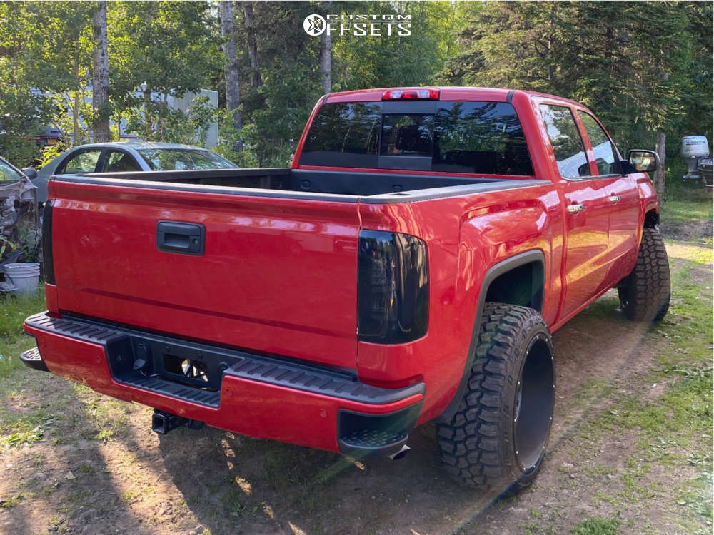 2014 GMC Sierra 1500 with 22x12 -51 Vision Rocker and 33/12.5R22 ...