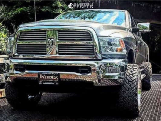 2010 Dodge Ram 2500 with 20x12 -44 Dropstars 655c and 35/13.5R20 Fuel ...