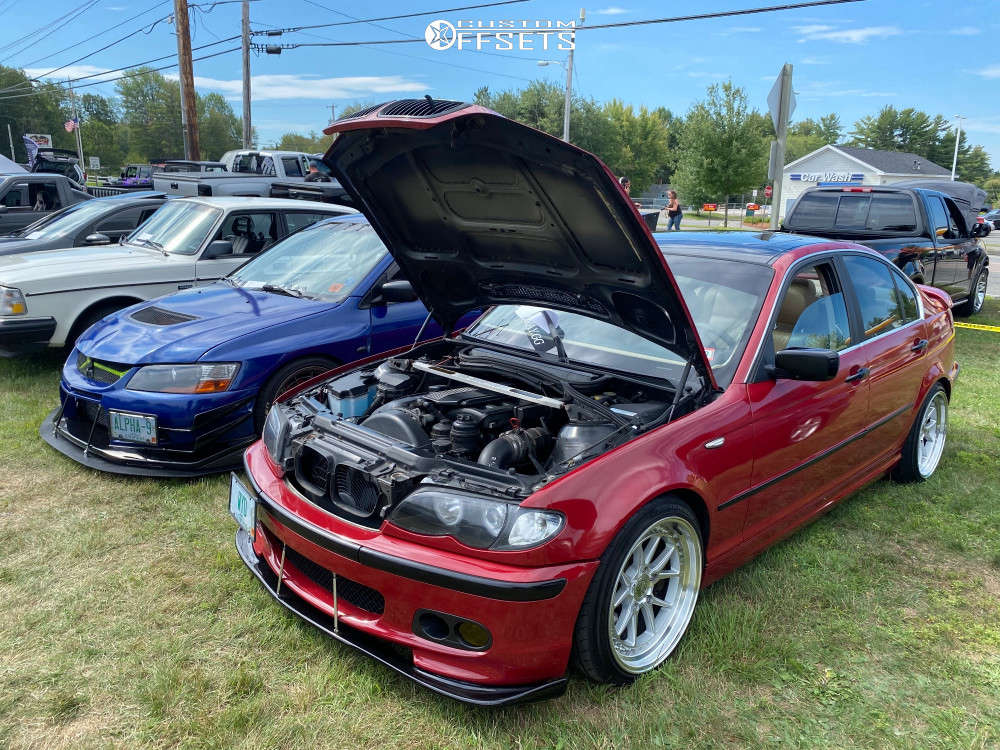 2004 BMW 330xi with 18x9.5 35 Aodhan Ds08 and 225/40R18 Yokohama Advan ...