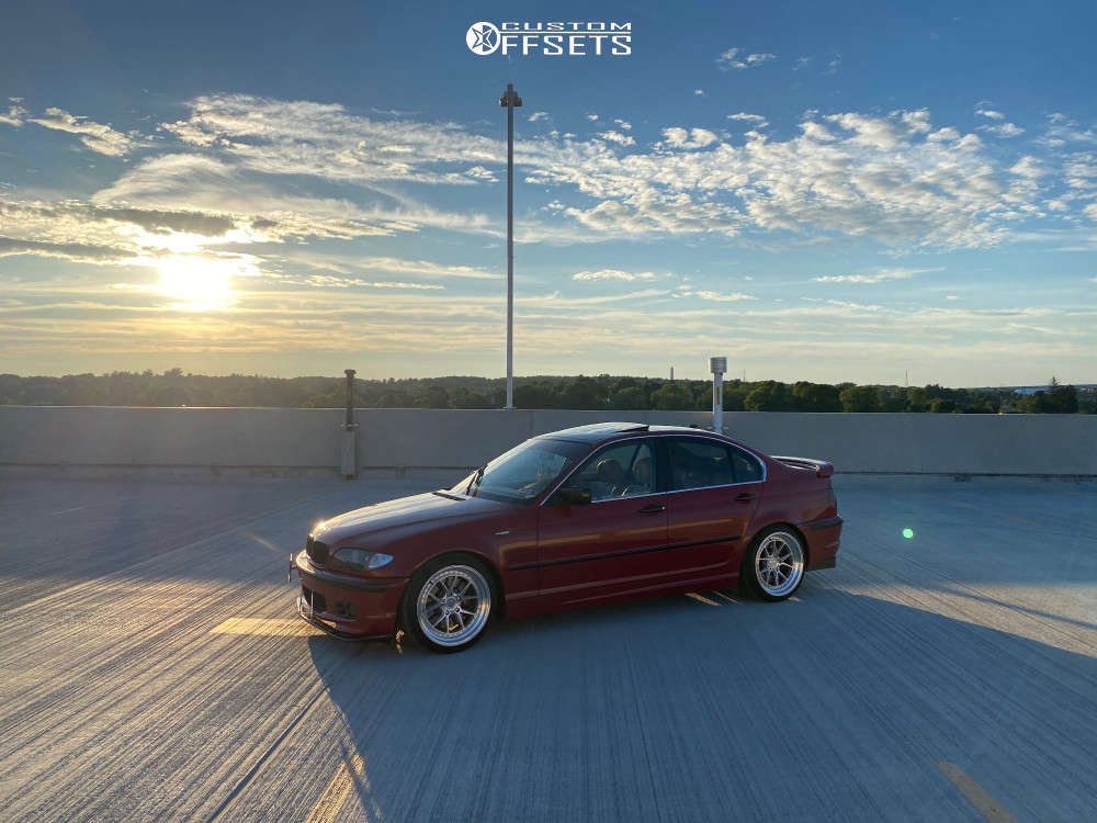 2004 BMW 330xi with 18x9.5 35 Aodhan Ds08 and 225/40R18 Yokohama Advan ...