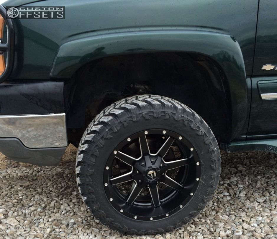 2003 Chevrolet Silverado 2500 HD with 20x10 -12 Fuel Maverick and 33/12 ...