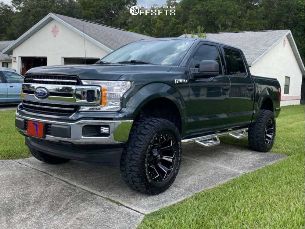2018 Ford F-150 with 20x10 -19 Fuel Assault and 35/12.5R20 Milestar Patagonia Mt and Suspension ...
