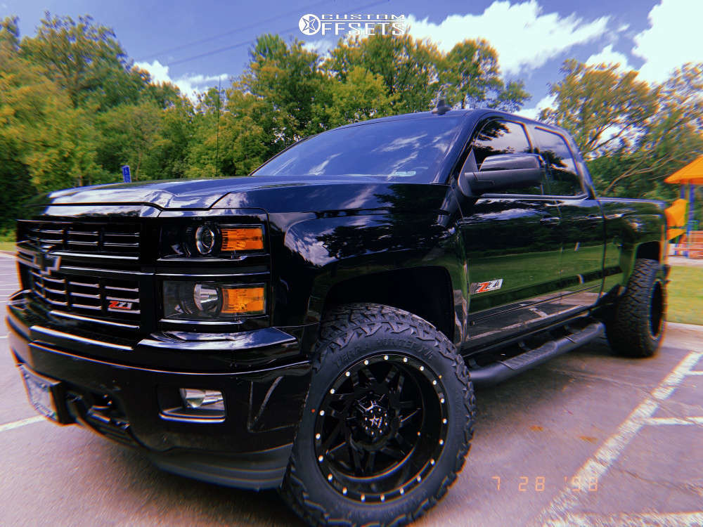 2015 Chevrolet Silverado 1500 with 20x12 -44 RBP 71r and 35/12.5R20 ...