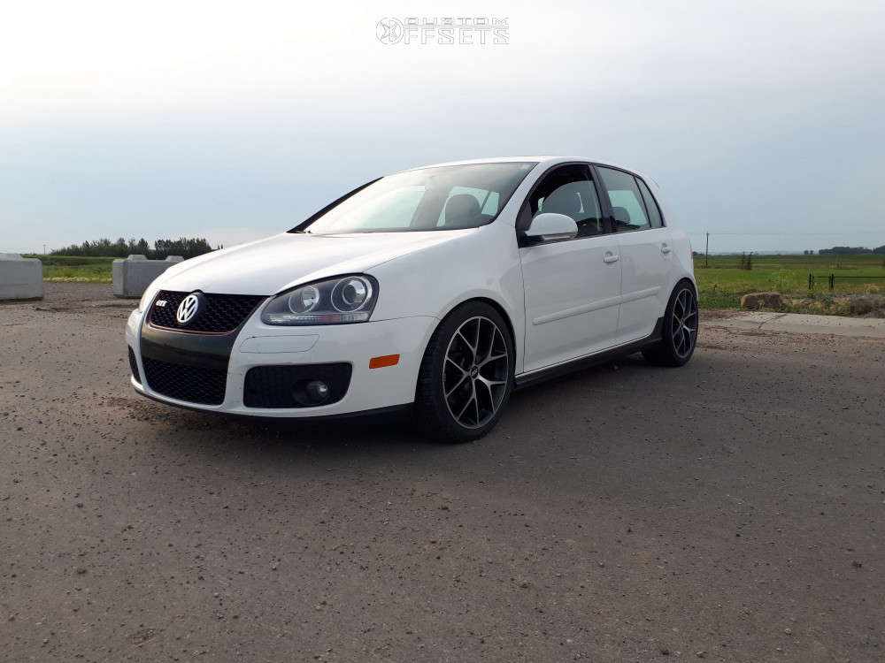 2008 Volkswagen GTI with 18x8 35 BBS Sr and 235/40R18 Continental ...