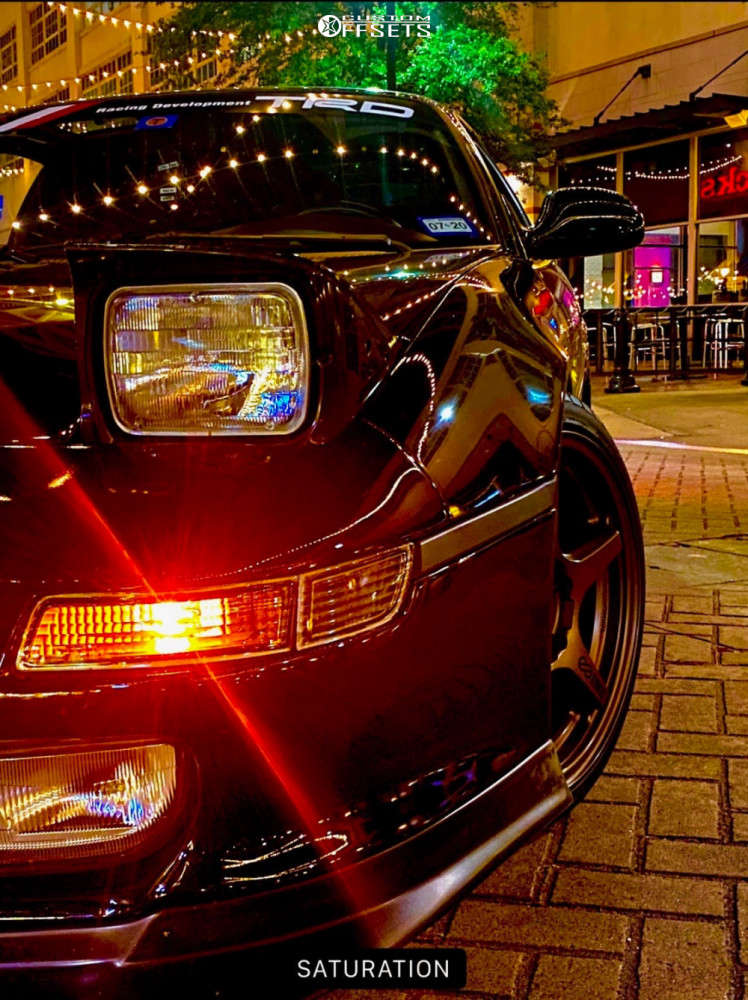 1991 Toyota MR2 with 17x8 40 Enkei Ts-5 and 215/45R17 Sumitomo Htr Z Ii ...