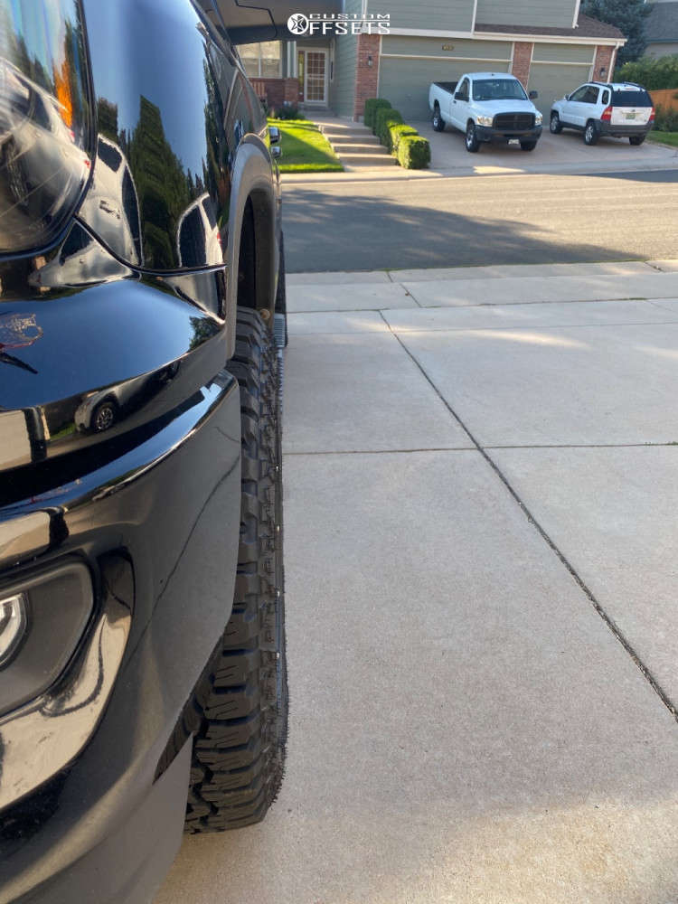 2017 GMC Sierra 1500 with 20x9 1 Vision Rocker and 33/12.5R20 Goodyear ...