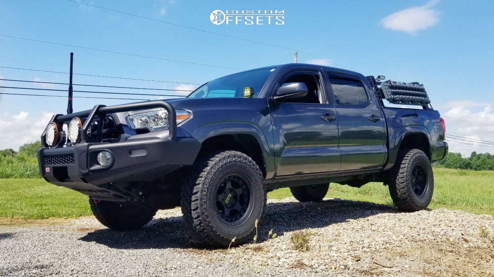 2019 Toyota Tacoma with 16x8.5 -0 Black Rhino Bantam and 255/85R16 ...