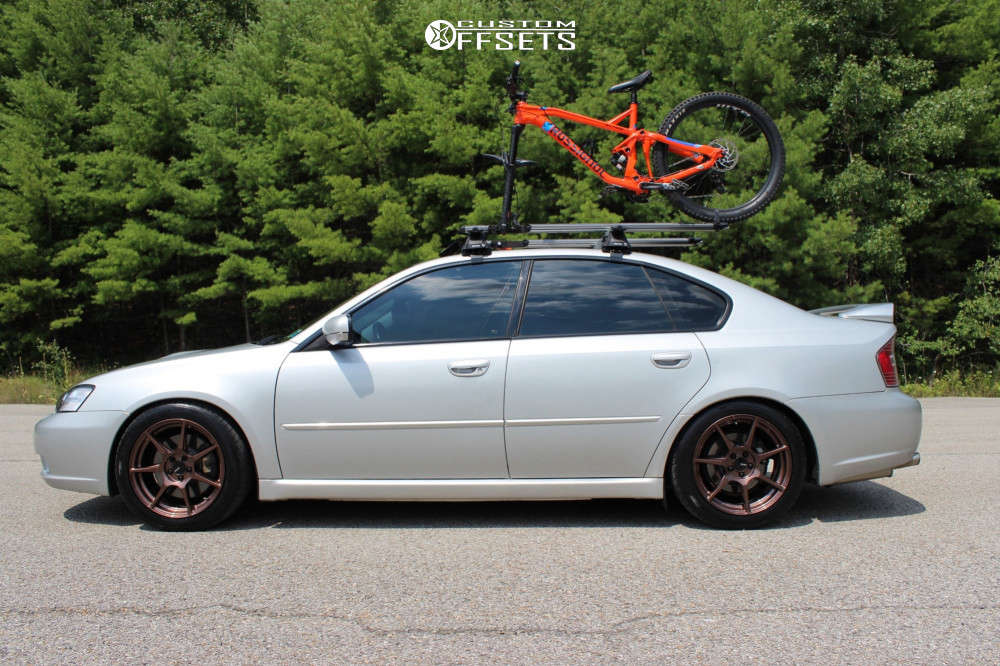 2005 Subaru Legacy with 17x8 45 Enkei TFR and 235/45R17 General G-max ...