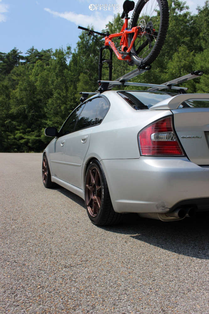 2005 Subaru Legacy with 17x8 45 Enkei TFR and 235/45R17 General G-max ...
