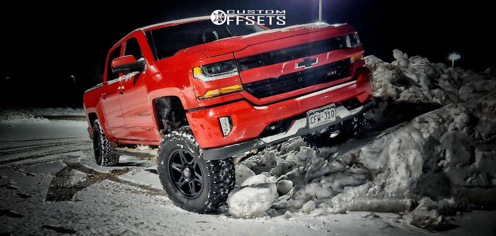 2017 Chevrolet Silverado 1500 with 18x9 0 Level 8 Strike 6 and 305 ...