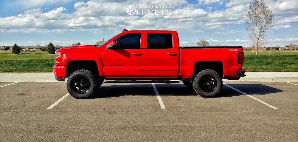 2017 Chevrolet Silverado 1500 with 18x9 0 Level 8 Strike 6 and 305 ...