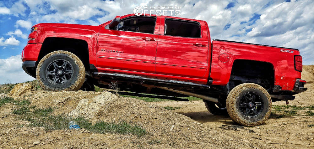 2017 Chevrolet Silverado 1500 with 18x9 0 Level 8 Strike 6 and 305 ...
