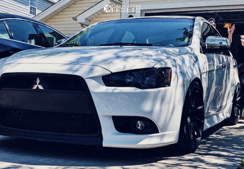 2014 Mitsubishi Lancer with 18x9.75 20 XXR 527 and 225/40R18 Patriot ...