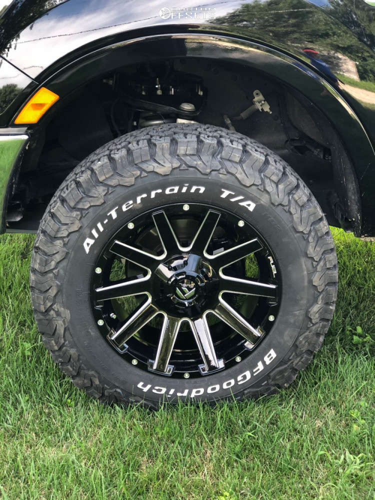 2019 Ford Ranger with 18x9 1 Fuel Contra and 285/65R18 BFGoodrich All ...