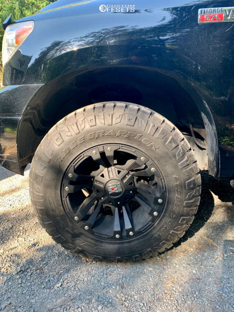 2008 Toyota Tundra with 18x10 -24 XD Xd822 and 33/12.5R18 Nitto Ridge ...