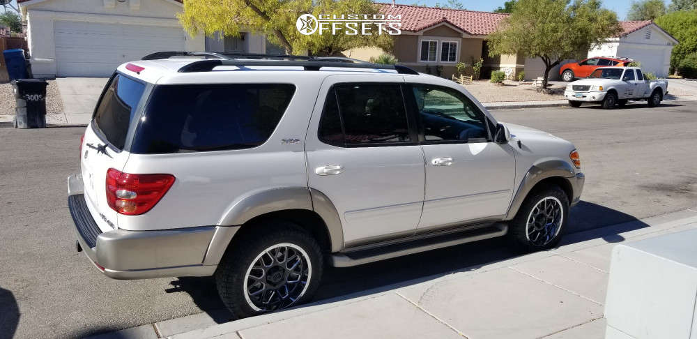 2004 Toyota Sequoia with 20x10 -24 XD Grenade and 305/50R20 Radar ...