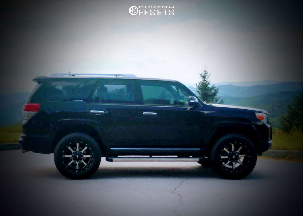 2011 Toyota 4Runner with 20x10 -24 Moto Metal Mo970 and 305/55R20 Nitto ...