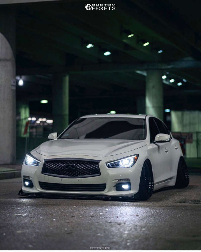 2014 INFINITI Q50 with 19x10 10 GMR CH8 and 235/35R19 Federal SS595 and ...