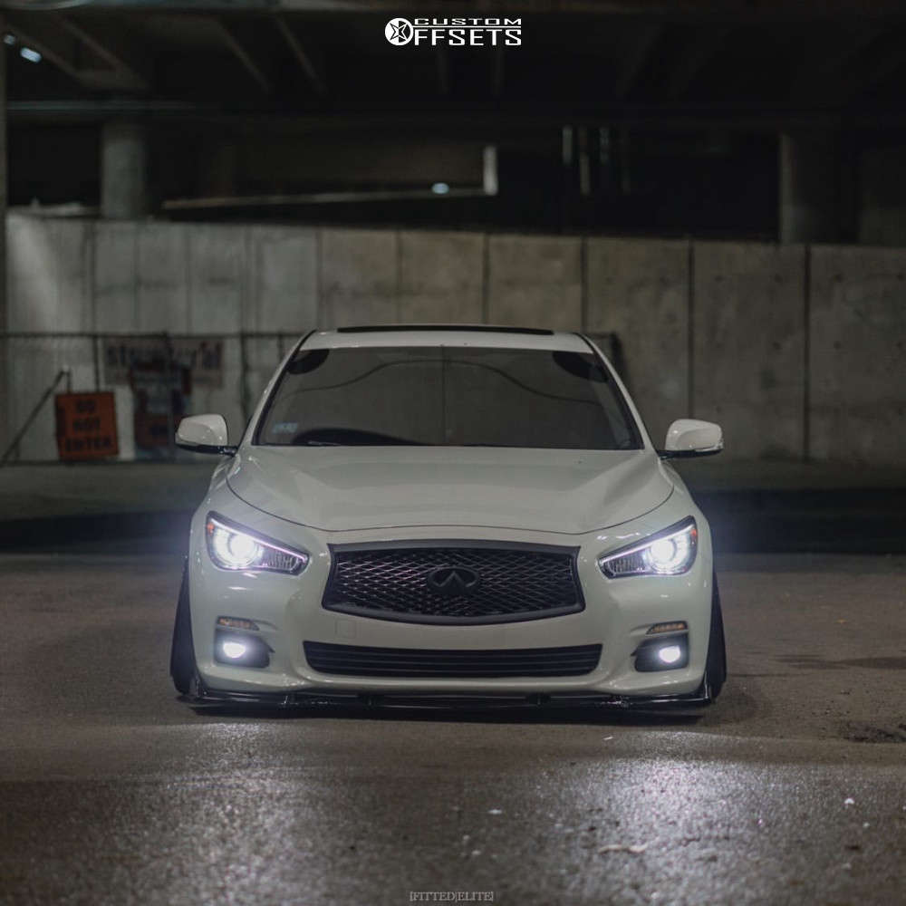 2014 INFINITI Q50 with 19x10 10 GMR CH8 and 235/35R19 Federal SS595 and ...