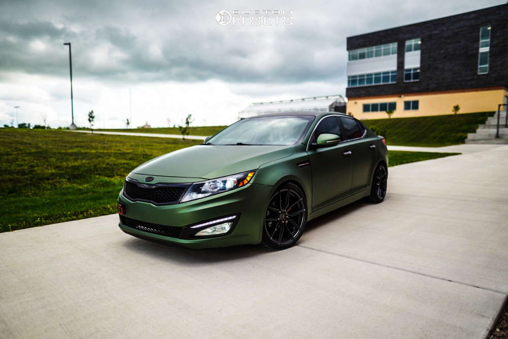 2012 Kia Optima with 19x8.5 20 XXR 559 and 245/35R19 Lionhart LH-Five ...