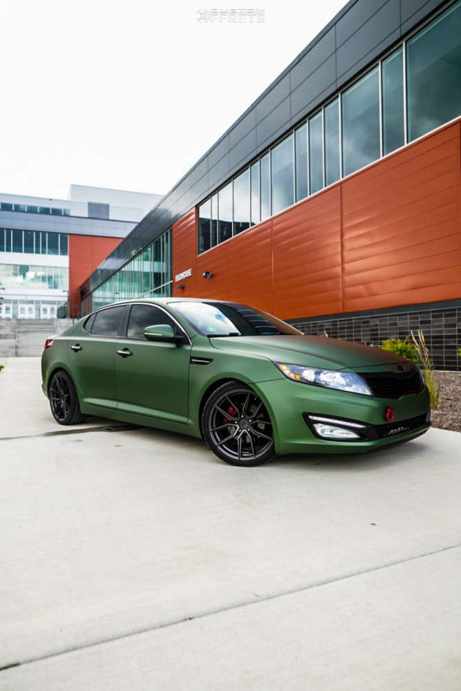 2012 Kia Optima with 19x8.5 20 XXR 559 and 245/35R19 Lionhart LH-Five ...