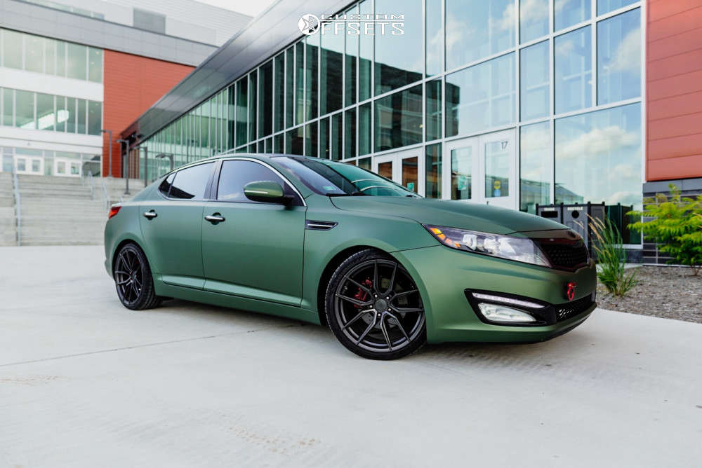 2012 Kia Optima with 19x8.5 20 XXR 559 and 245/35R19 Lionhart LH-Five ...