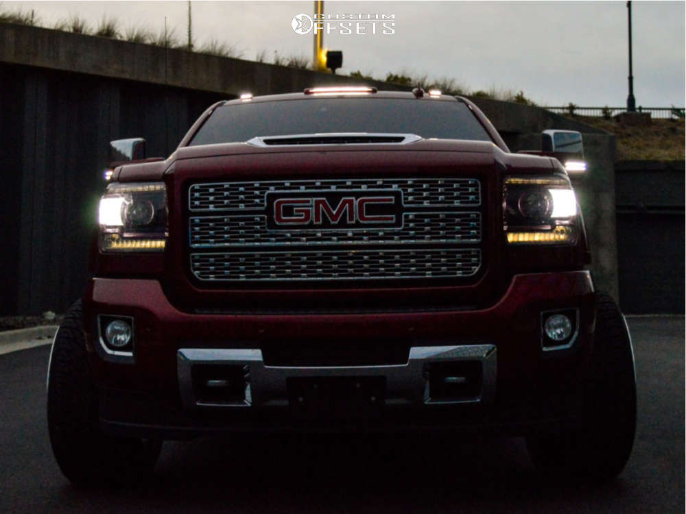 2018 GMC Sierra 2500 HD with 24x14 -73 American Force Ridge Cc and 305 ...