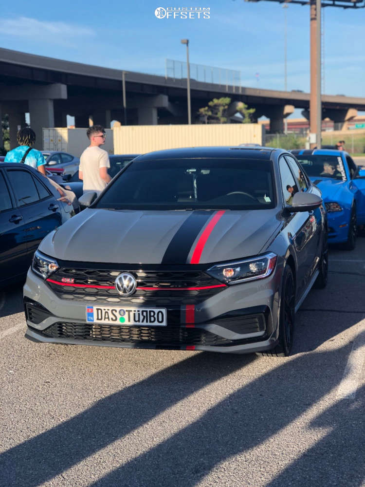 2019 Volkswagen Jetta with 18x8 45 Enkei Tm7 and 225/40R18 Hankook ...