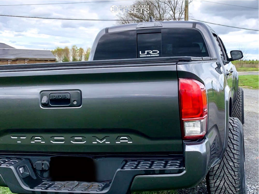 2017 Toyota Tacoma with 20x12 -51 Vision Razor and 285/50R20 Toyo Tires ...