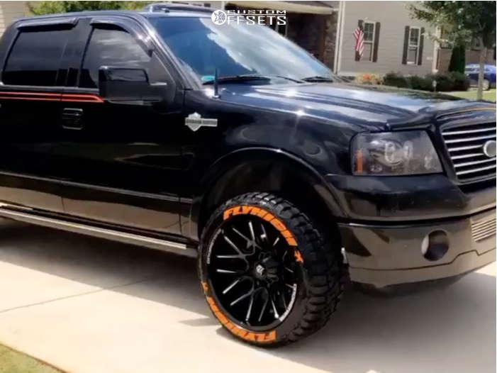 2007 Ford F-150 with 22x12 -44 Dropstars 654bm and 33/12.5R22 Haida ...