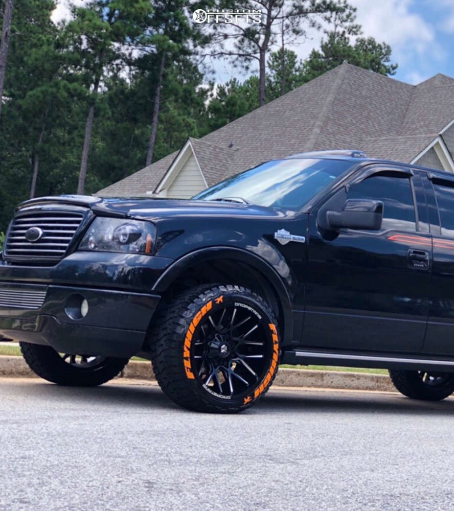 2007 Ford F-150 with 22x12 -44 Dropstars 654bm and 33/12.5R22 Haida ...
