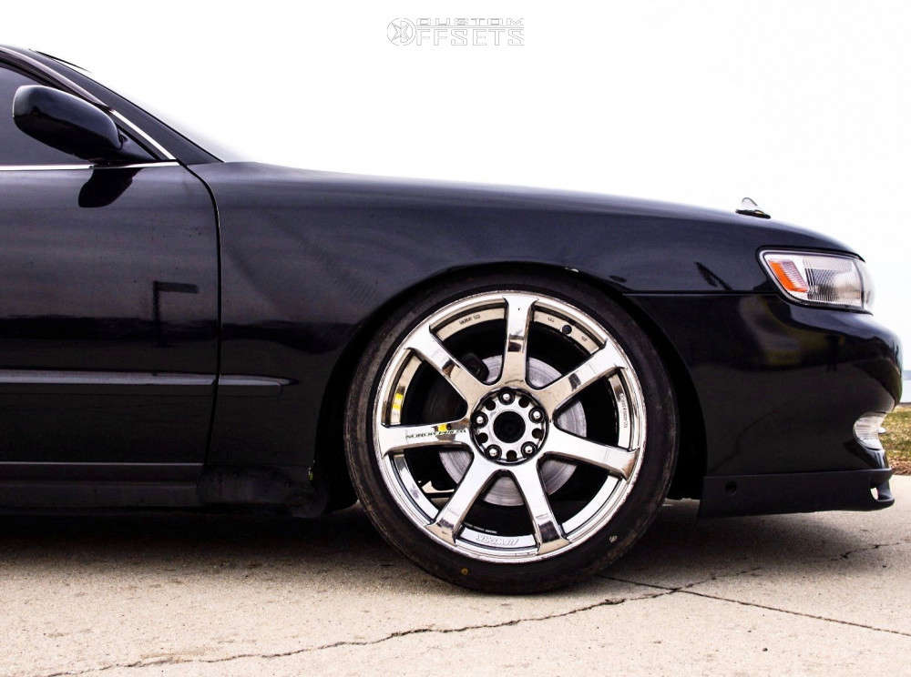 1993 Toyota Chaser with 18x9.5 30 Work Emotion Xt7 and 225/40R18 ...