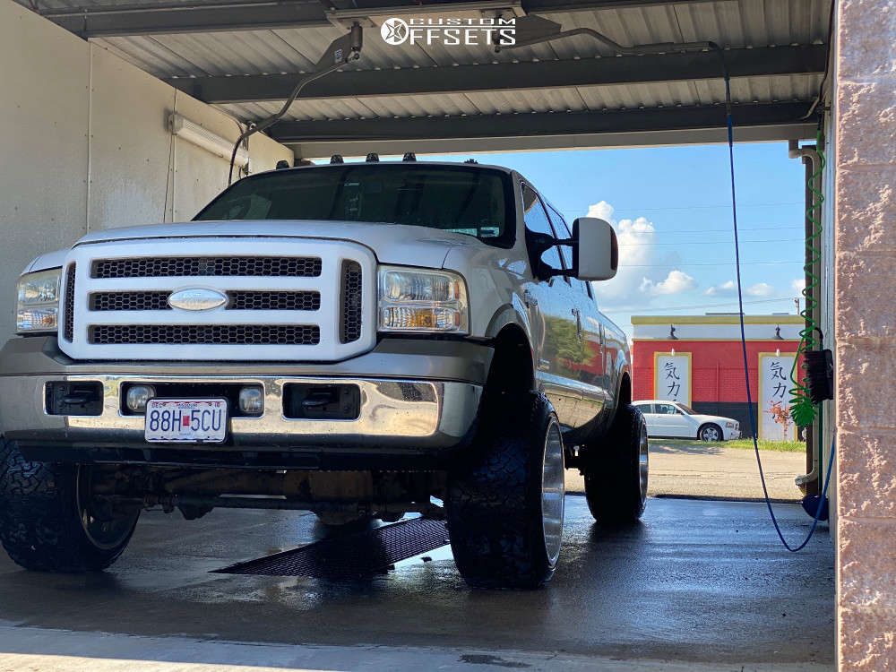 2007 Ford F-250 Super Duty with 22x14 -76 Fuel Forged Ff16 and 33/12 ...