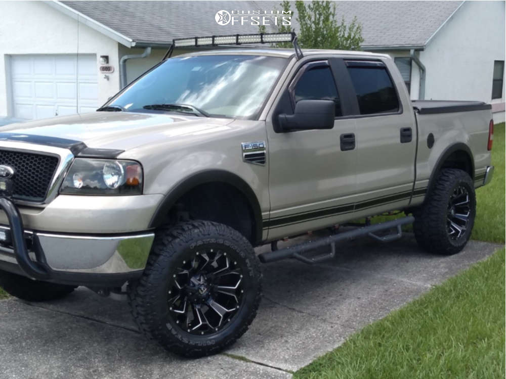 2007 Ford F-150 with 20x10 -19 Fuel Assault and 35/12.5R20 Milestar ...
