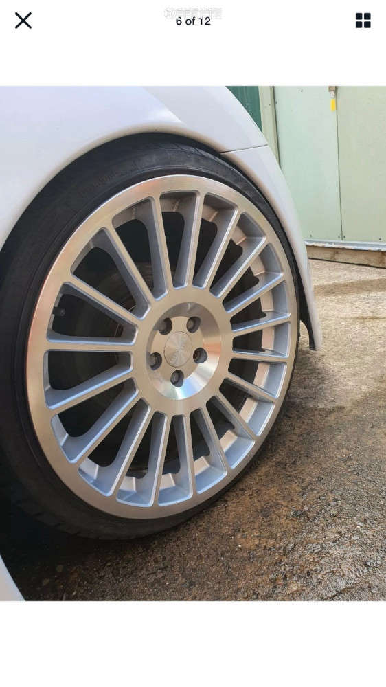 2003 Volkswagen Beetle with 19x8.5 35 Rotiform Ind-t and 225/35R19 Nankang NS-20 and Coilovers ...