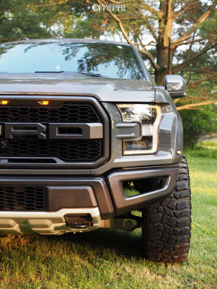 2018 Ford Raptor with 17x9.5 6 Black Rhino Armory and 315/70R17 Cooper ...