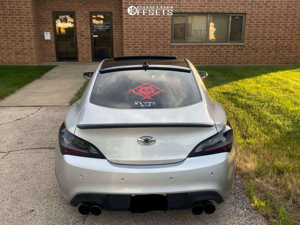 2013 Hyundai Genesis Coupe with 18x9.5 15 Aodhan Ds07 and 245/35R18 ...