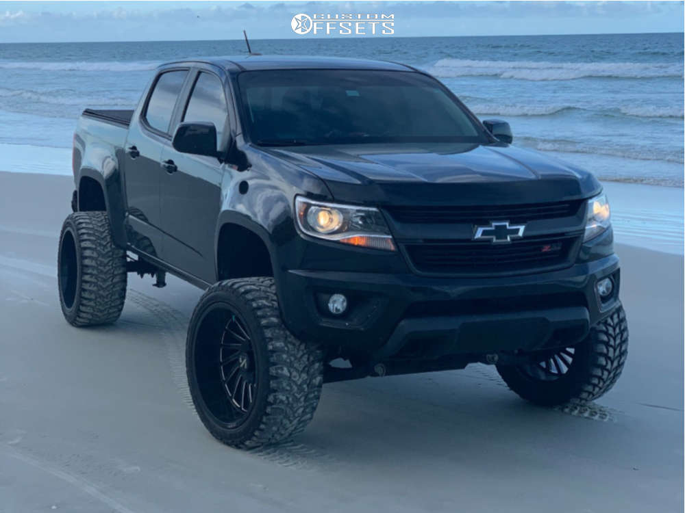 2016 Chevrolet Colorado with 22x12 -51 ARKON OFF-ROAD Caesar and 33/12 ...