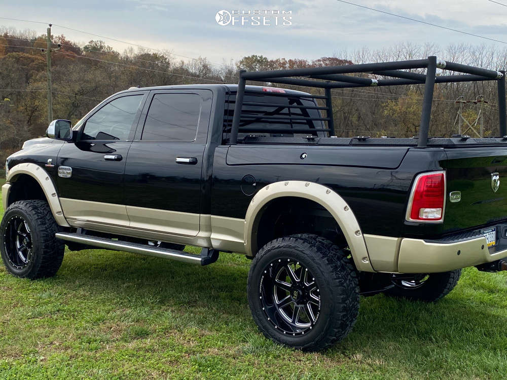 2014 Ram 3500 with 22x12 -51 Famous Forged H803 and 37/13.5R22 Toyo ...