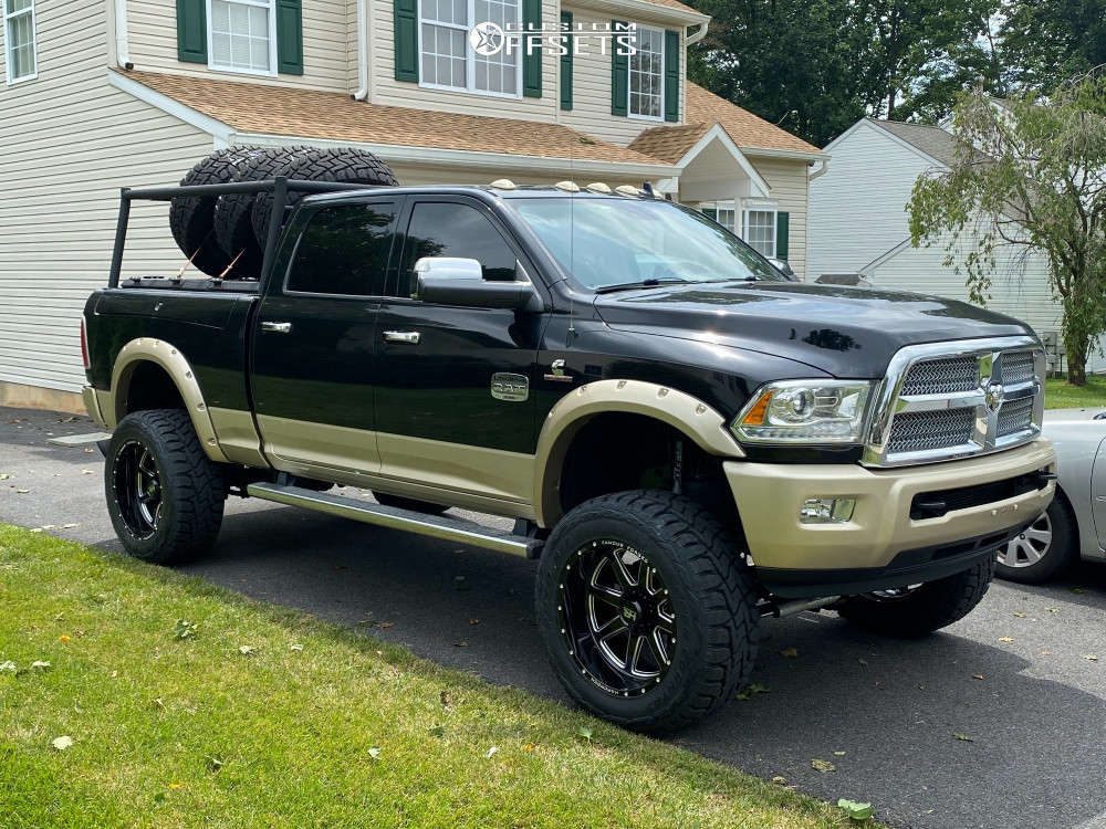 2014 Ram 3500 with 22x12 -51 Famous Forged H803 and 37/13.5R22 Toyo ...