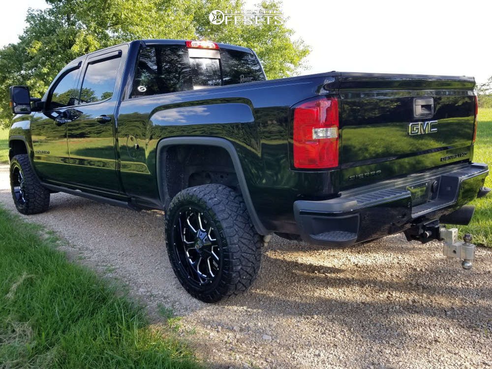 2019 GMC Sierra 2500 HD with 20x9 0 XD Xd825 and 275/55R20 Nitto Ridge ...