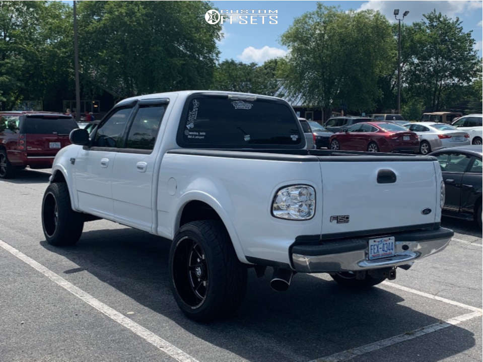 2002 Ford F-150 with 22x12 -44 Dropstars 655bm and 305/50R22 Toyo Tires ...