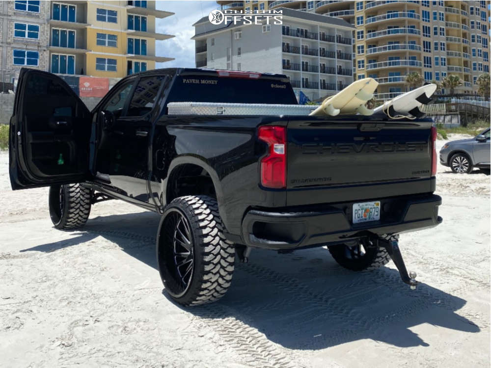 2020 Chevrolet Silverado 1500 with 26x14 -72 Tuff T2a and 35/13.5R26 ...