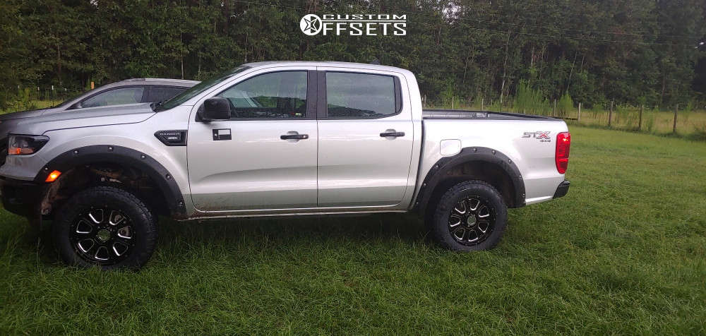 2019 Ford Ranger with 18x8.5 18 Vision Fury and 265/65R18 Nitto Terra ...