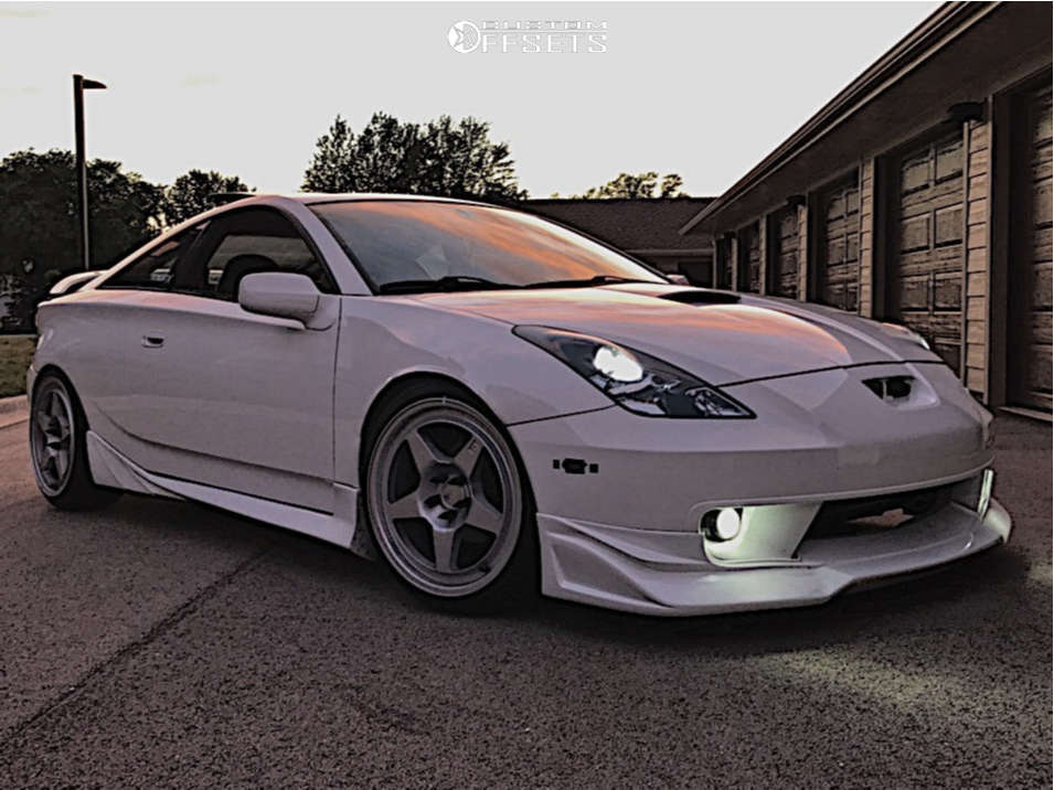2000 Toyota Celica with 18x9.5 45 Motegi Mr137 and 215/40R18 Lionhart ...