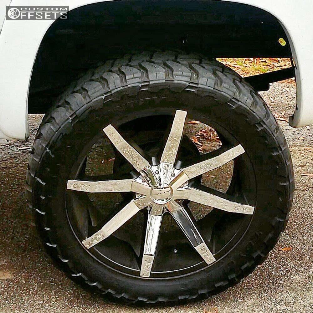 2006 Chevrolet Silverado 1500 with 24x9.5 15 KMC Slide and 37/13.5R24 ...